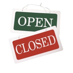 Opening Hours - OPEN & CLOSED Sign : CL-S1EA From Directshopfittings Ltd