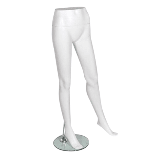 R367 Female Leg Form - Matt White : RE367 From Directshopfittings Ltd