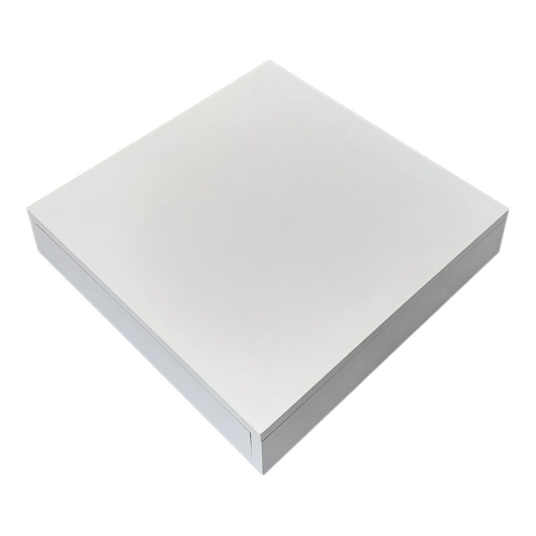 R2601W - White Mannequin Plinth - H100mm - DirectShopfittings