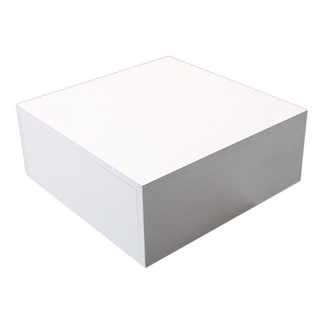R2602W - White Mannequin Plinth - H200mm - DirectShopfittings