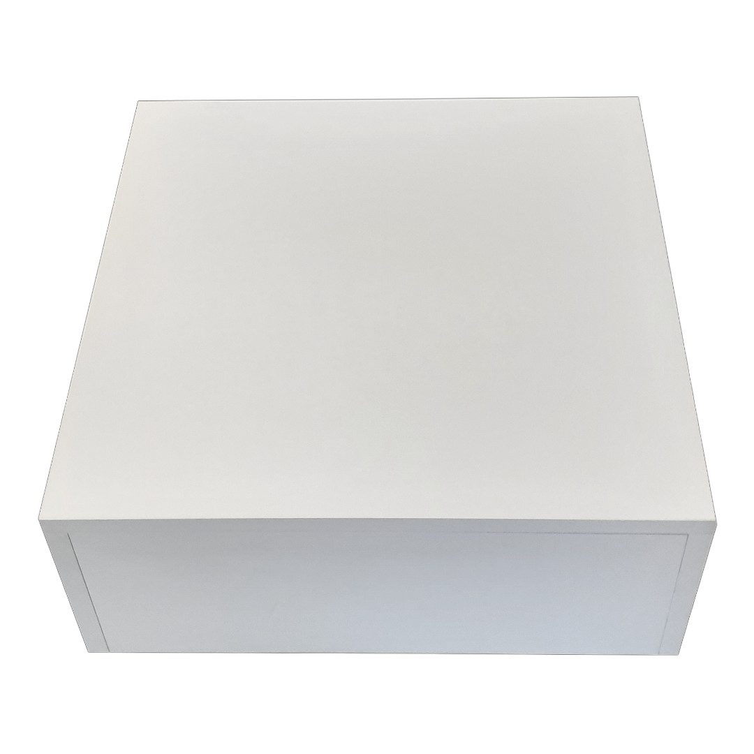 R2602W - White Mannequin Plinth - H200mm - DirectShopfittings